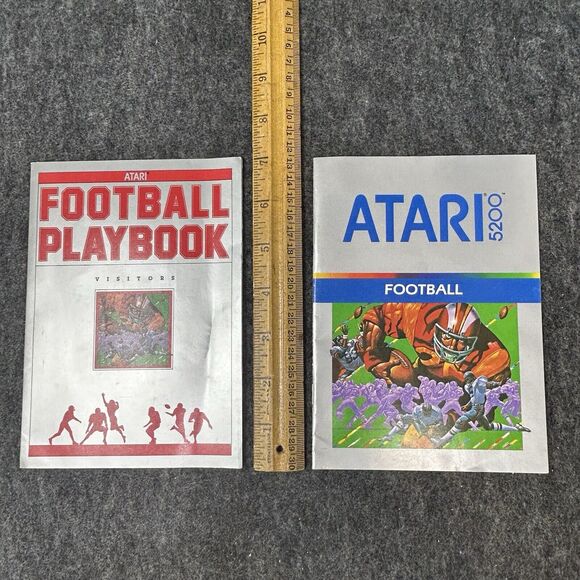 Toys | Vintage 1982 Atari 520 Atari Football Playbook Pamphlets Retro ...